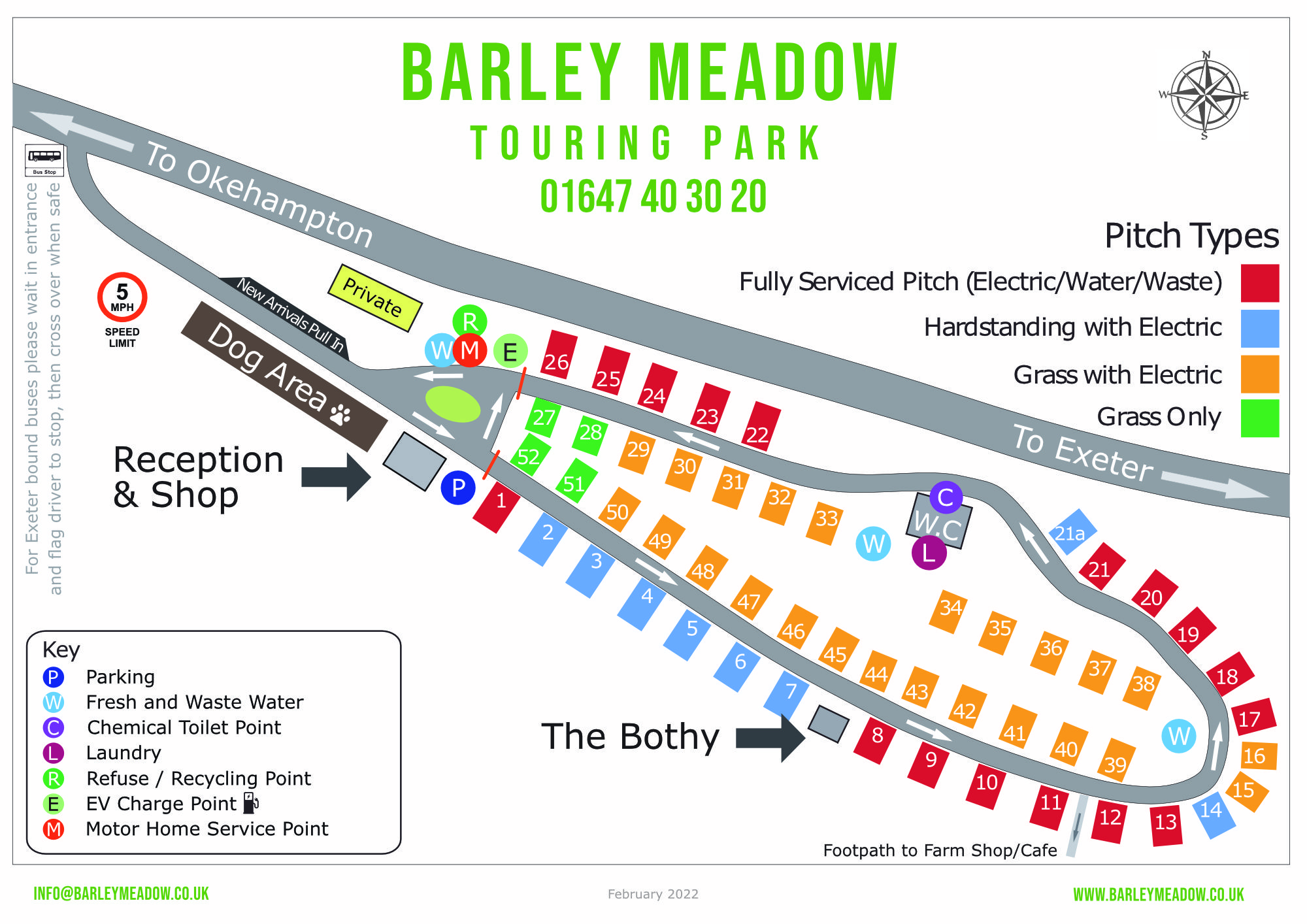 Park Map - Barley Meadow